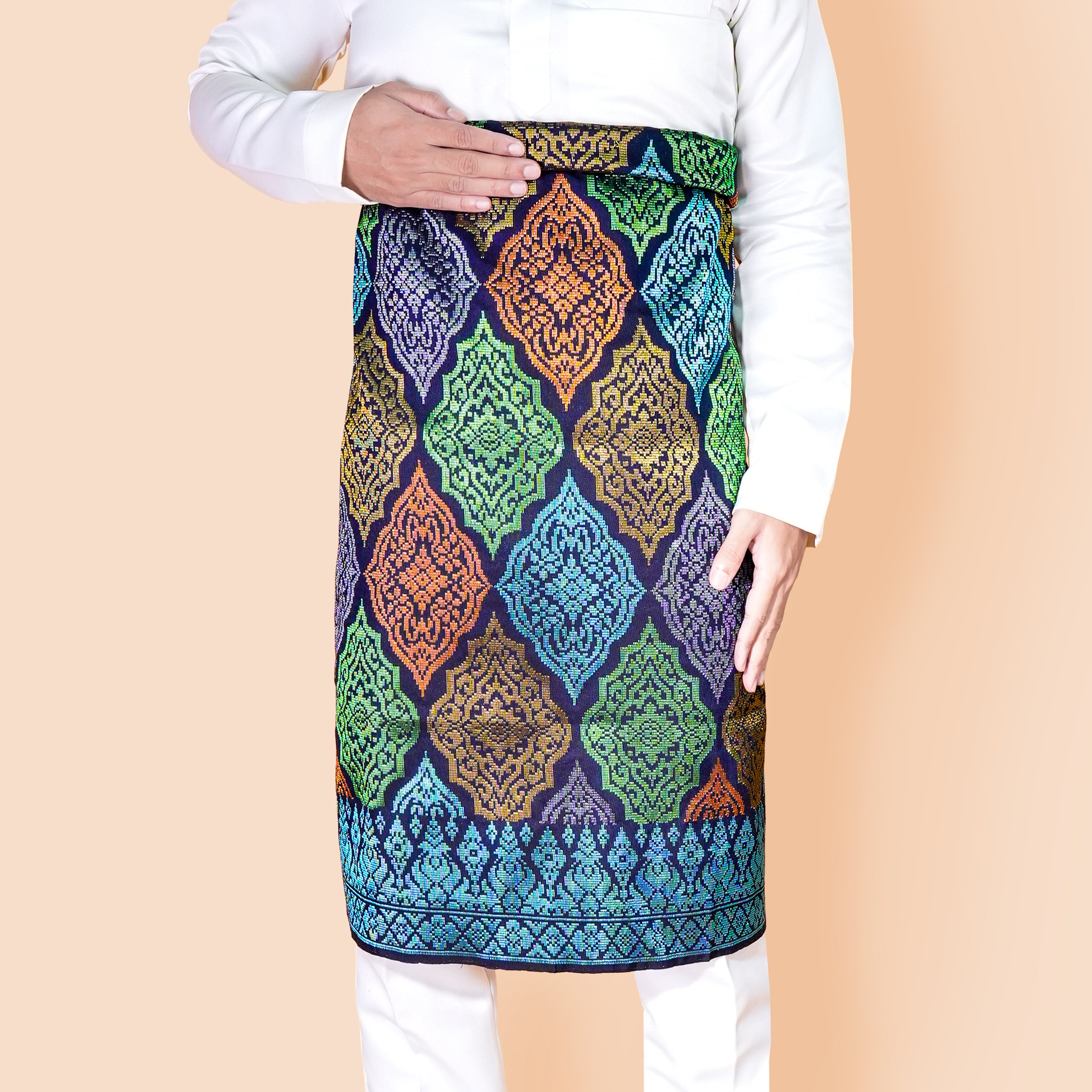 BLACK - BLUE Mix | Royal Handmade – SONGKET DUNIA